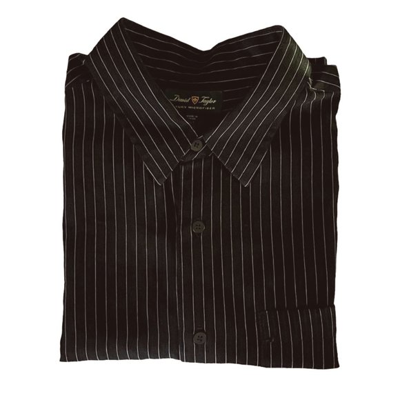 David Taylor | Shirts | David Taylor Luxury Microfiber Mens Button Up ...